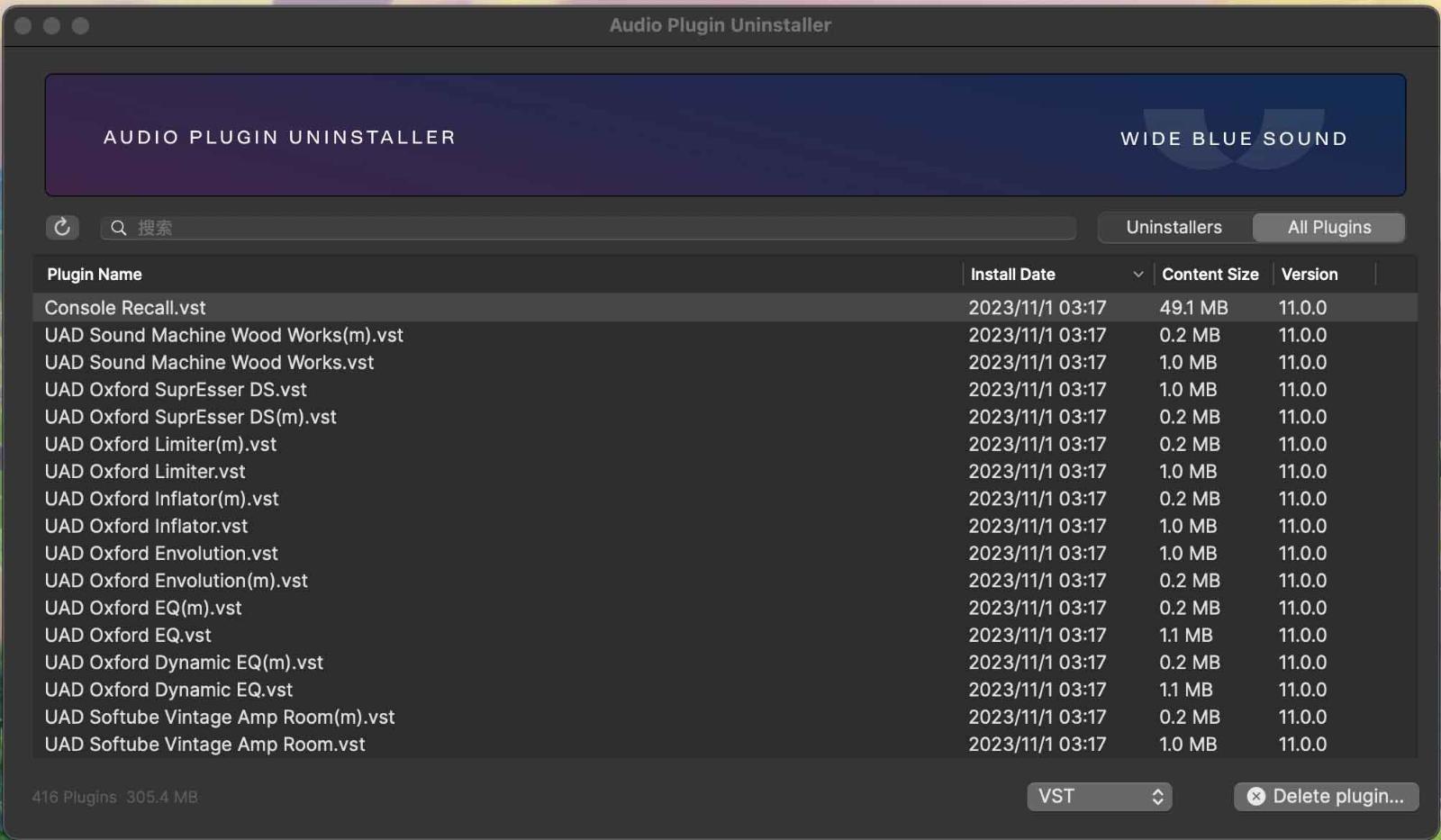 音频插件管理软件：Audio Plugin Uninstaller | ZLX STUDIO